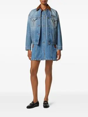 Versace Cotton Denim Jacket - Multicolor