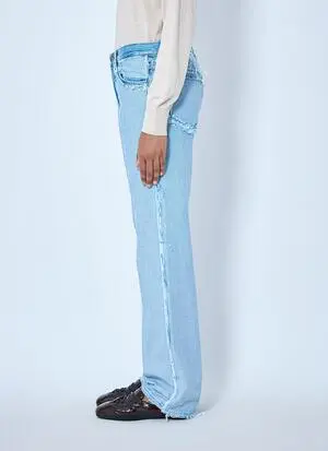 Acne Studios Frayed Denim Jeans - Blue
