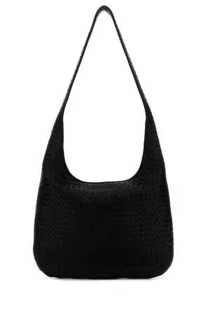 Bottega Veneta Nappa Leather Crossbody Bag - Black