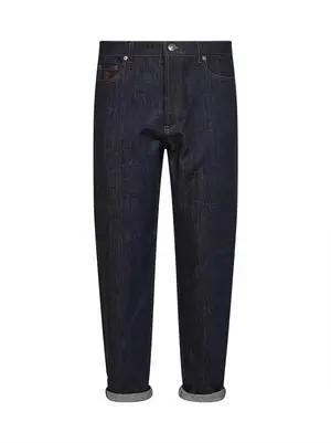 Brunello Cucinelli Cotton Denim Iconic Fit Jeans - Multicolor