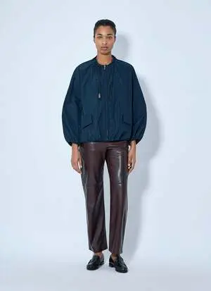 Max Mara Water-repellent Taffeta Bomber Jacket