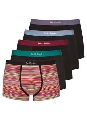 Paul Smith Pack Of Five Boxer Shorts - Black
