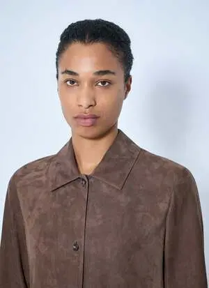 Max Mara Suede Shirt Jacket