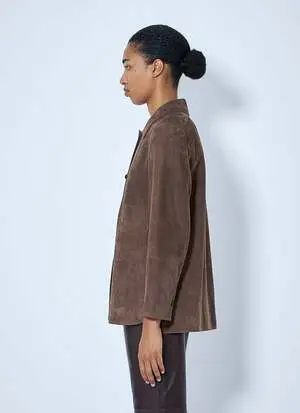 Max Mara Suede Shirt Jacket - Brown