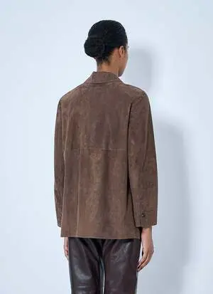 Max Mara Suede Shirt Jacket - Brown