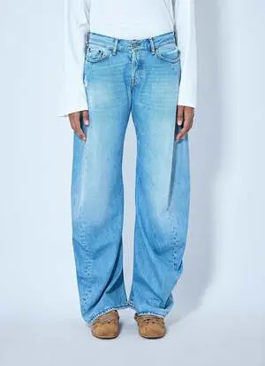 Acne Studios 2006f Distressed Wide Leg Jeans