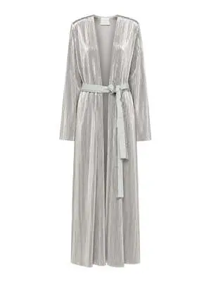 FORTE_FORTE Forte Forte Women Velvet-Effect Pleated Jersey Robe Multicolor