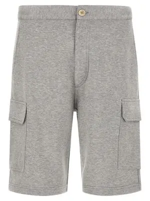 Brunello Cucinelli Cargo Bermuda Shorts - Gray