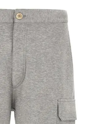 Brunello Cucinelli Cargo Bermuda Shorts - Gray