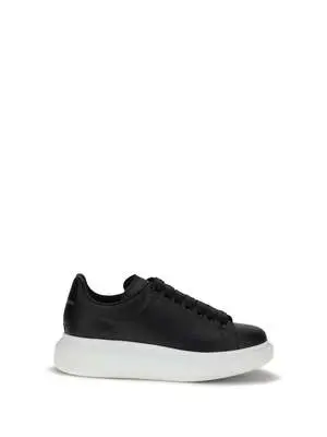 Alexander McQueen Leather Sneakers - Black