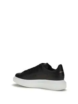 Alexander McQueen Leather Sneakers - Black