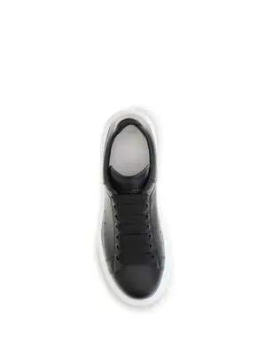 Alexander McQueen Leather Sneakers - Black