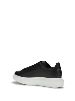 Alexander McQueen Leather Sneakers - Black