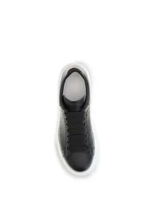 Alexander McQueen Leather Sneakers - Black