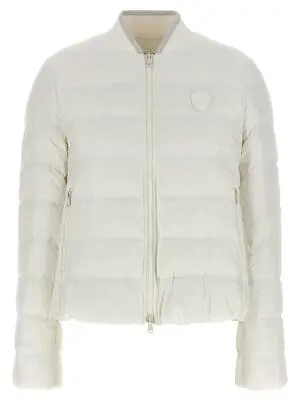 Brunello Cucinelli Heraldic Coat Of Arms Down Jacket - White
