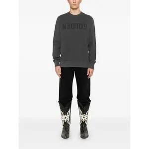 GOLDEN GOOSE Grey Sweaters & Knitwear Sweatshirts