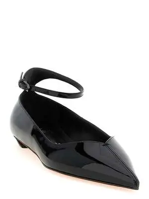 CHRISTIAN LOUBOUTIN Erozeena Patent Calf Leather Ballet Flats - Black