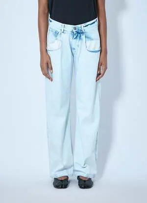 MAISON MARGIELA Boyfriend Denim Trousers - Blue