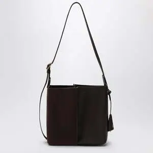 Loewe Bilbao Bucket Bag In Calfskin And Suede - Brown