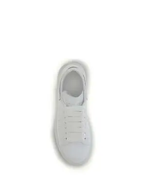 Alexander McQueen Leather Sneakers - White