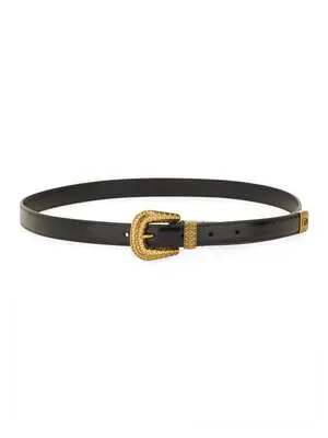 Valentino Garavani Vlogo Signature Belt - Black