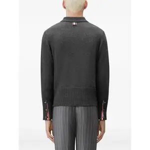 Thom Browne Grey Polo Shirts - Gray