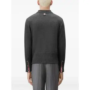 Thom Browne Grey Polo Shirts - Gray