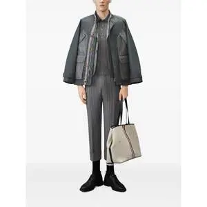Thom Browne Grey Polo Shirts - Gray