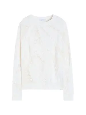 Max Mara Embroidered Cotton Pullover - Multicolor