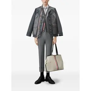 Thom Browne Virgin Wool Cardigan - Gray