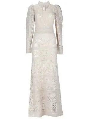 Isabel Marant Étoile Crochet Dione Dress - Cream