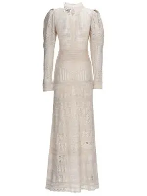 Isabel Marant Étoile Crochet Dione Dress - Cream