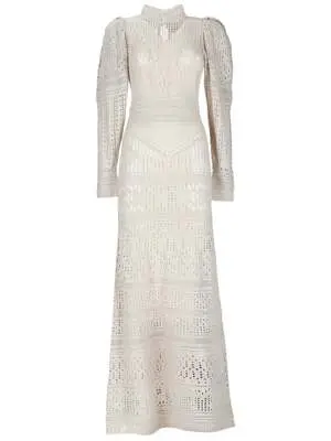 Isabel Marant Étoile Crochet Dione Dress - Cream