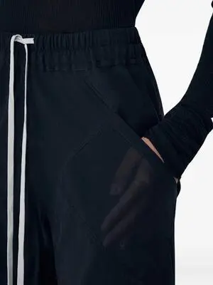 Rick Owens Wide-leg Pants With Drawstring - Black