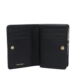 Miu Miu Logo Matelasse' Wallet