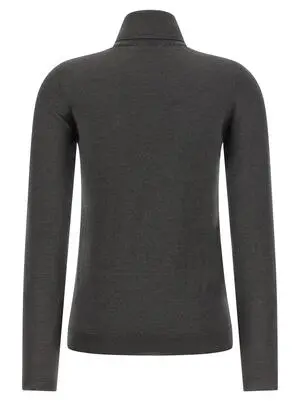 Brunello Cucinelli Sparkling' Turtleneck Sweater - Gray