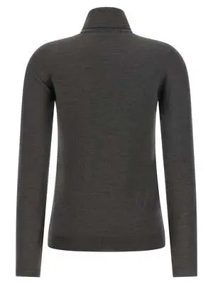 Brunello Cucinelli Sparkling Turtleneck Sweater - Gray