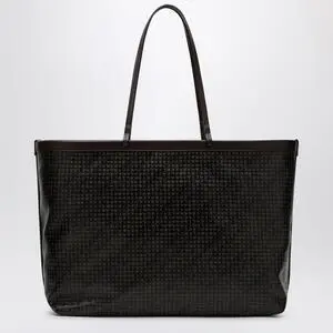 Balenciaga Select Large Tote In Coated Canvas - Black