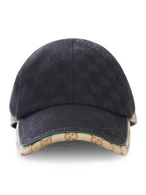 Gucci Gg Cotton Fabric Baseball Cap - Multicolor