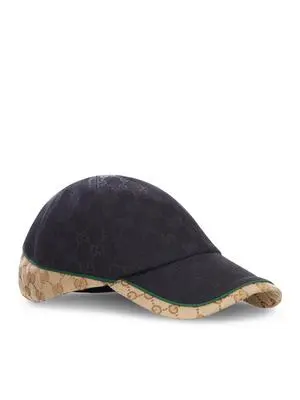 Gucci Gg Cotton Fabric Baseball Cap
