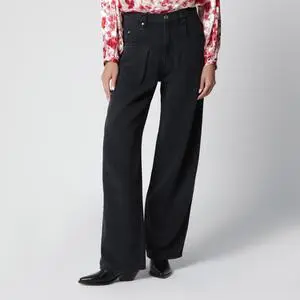 Isabel Marant Étoile Rodayna Wide-leg Jeans - Black