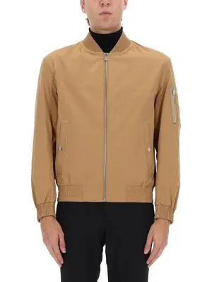 BOSS H-comber Bomber Jacket - Cream