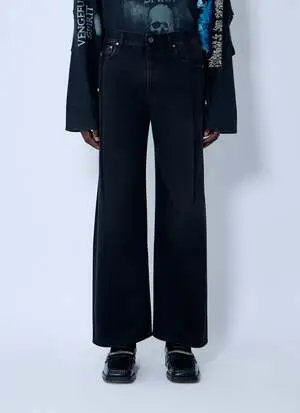 Vetements Reconstructed Jeans - Black