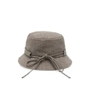 Jacquemus Virgin Wool Bucket Hat - Brown