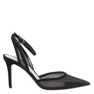 GIANVITO ROSSI Dorotea D'orsay Pump Slingback - Black