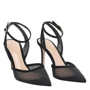 GIANVITO ROSSI Dorotea D'orsay Pump Slingback - Black
