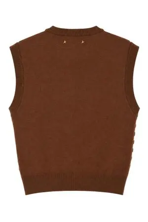 GOLDEN GOOSE Checkered Knit Vest - Multicolor