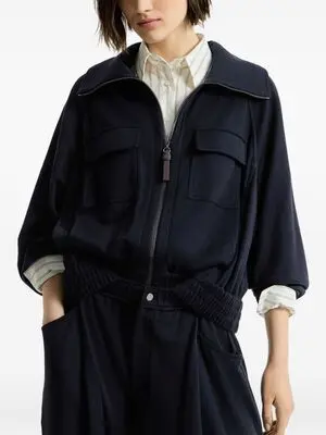 Brunello Cucinelli Cotton And Silk Sweatshirt