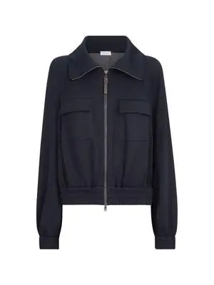 Brunello Cucinelli Brunello Cucinelli Cotton And Silk Sweatshirt Multicolor