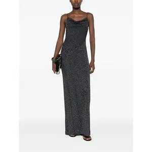 Missoni Zigzag Knit Evening Dress - Blue